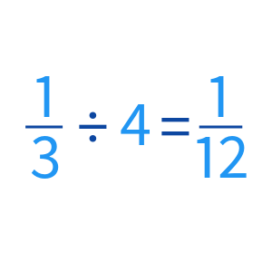 Lessons - Dividing Fractions by Whole Numbers