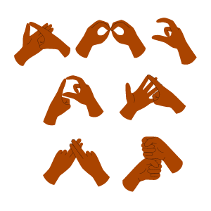 Lessons - Fingerspelling - A to G