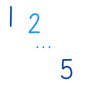 Lessons - Counting from 1 to 5