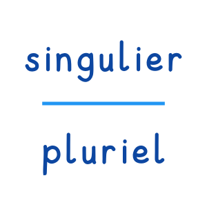 Exercices - singulier - pluriel