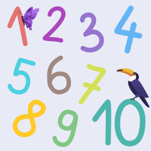 Übungen - Zahlen von 1 bis 10 – Übungsblock 1