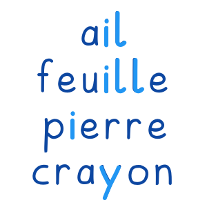 Exercices - Lire il - ille - i - y