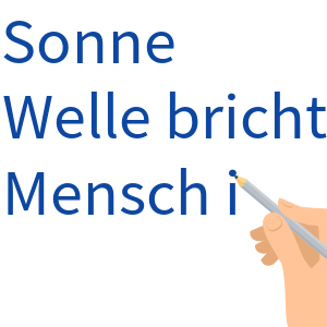 Übungen - Elfchen schreiben